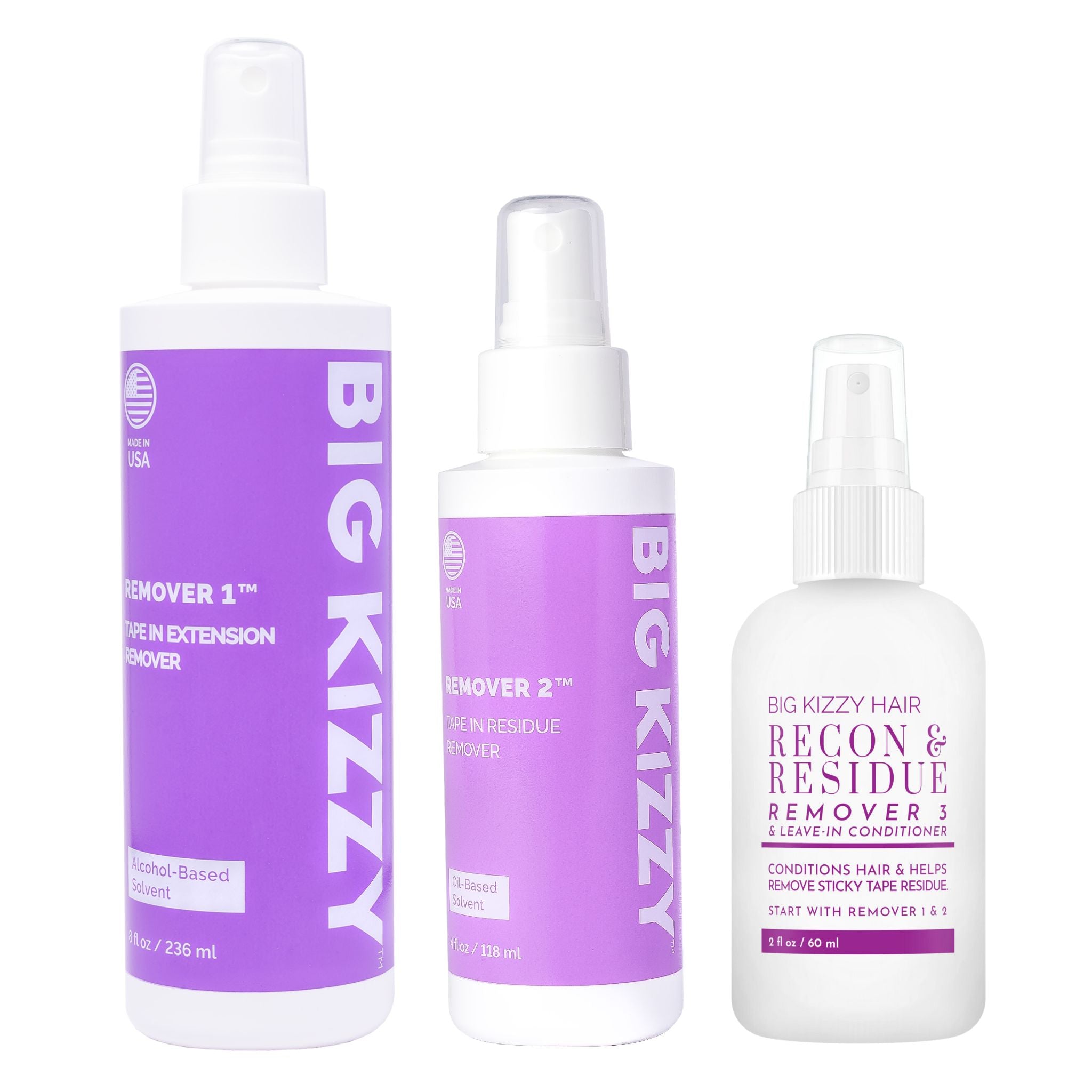 BIG KIZZY®- 3 Step Remover System: The Ultimate Remover Bundle