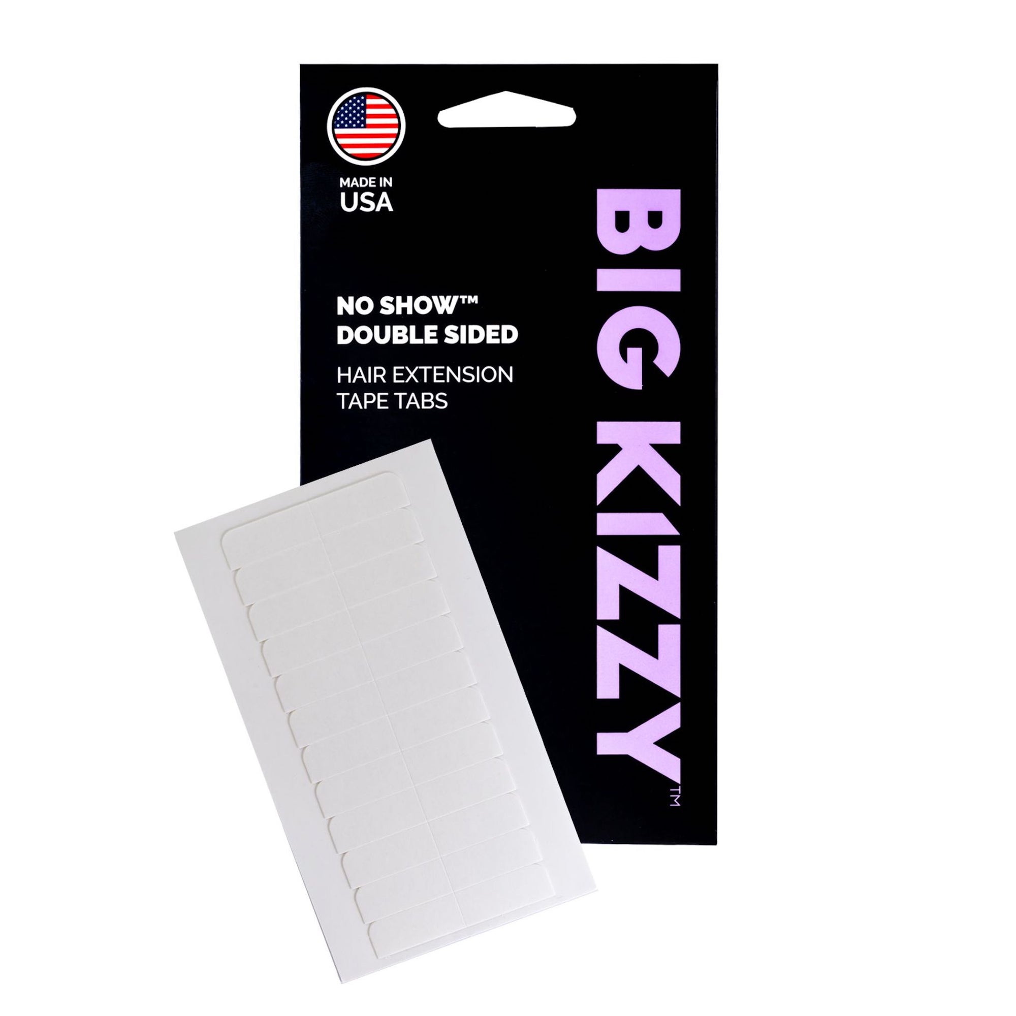 BIG KIZZY®- No Show™ Double Sided Hair Extension Replacement Tape Tabs