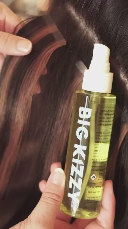 BIG KIZZY®- Yellow Remover™ Tape In Hair Extension Remover